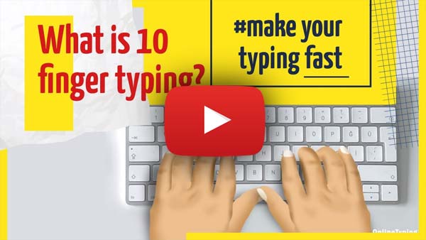 Why should you test your 10 fingers typing and learn it?