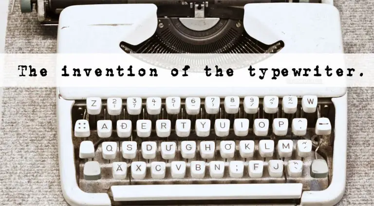 The history of the invention of the typewriter - Online typing